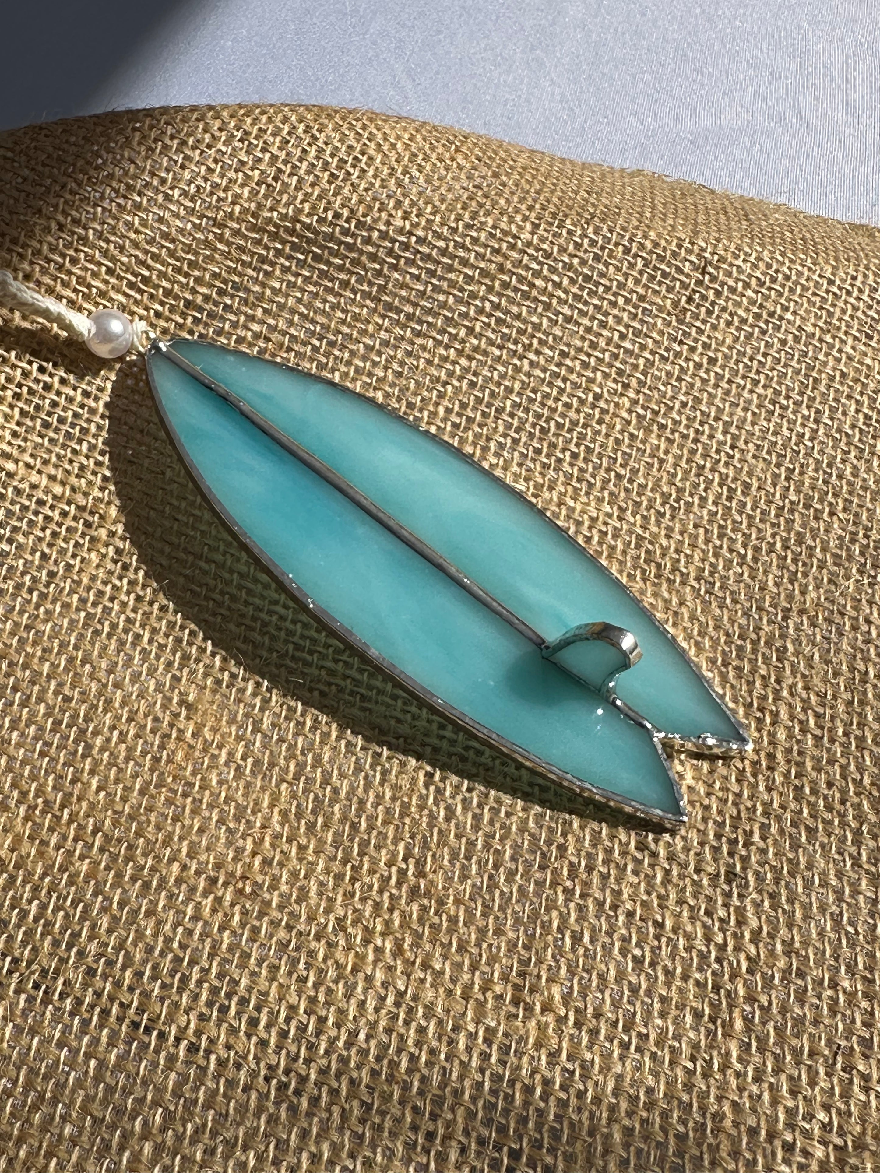 Neptune Blue Stained Glass Surfboard – Sun Carvers